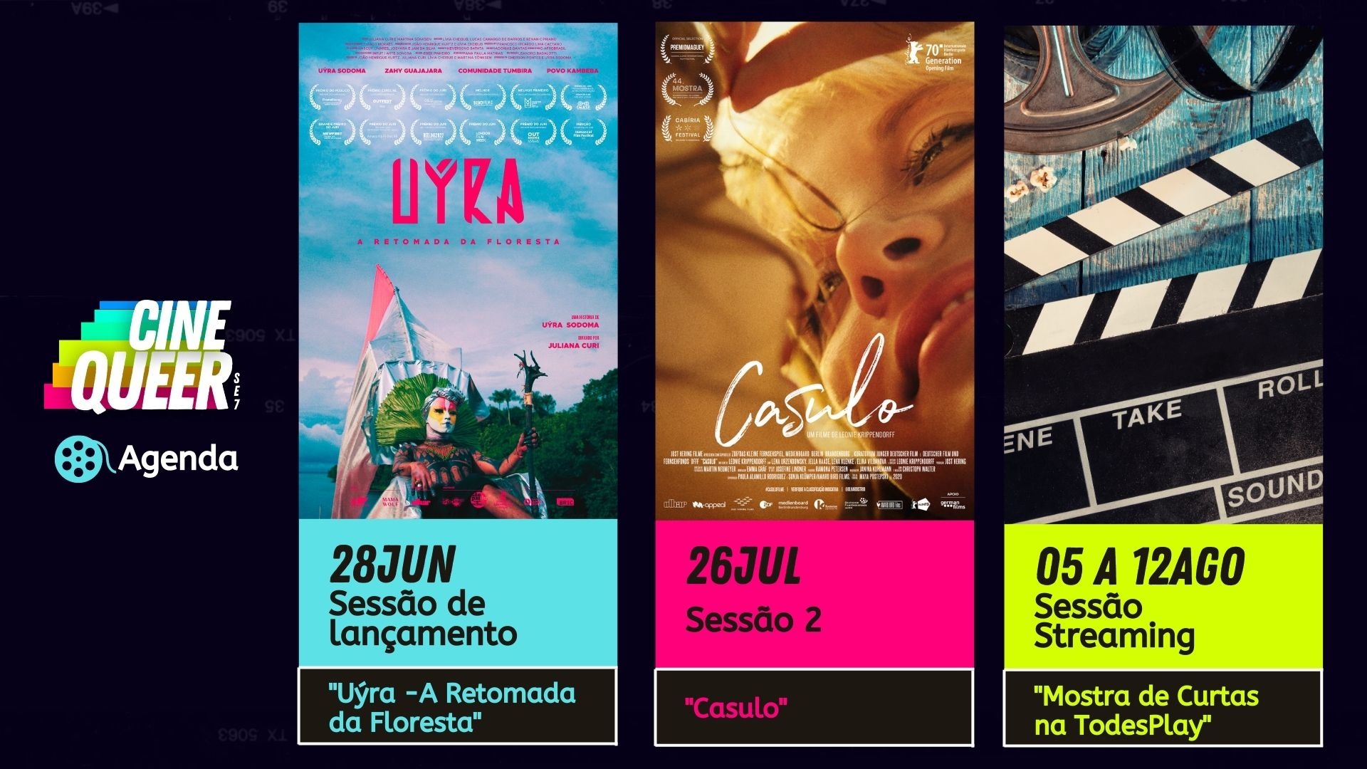 Quarta.26.JUL | CineQueer 7 Mostra de Filmes e Cultura Queer de Natal (RN) em Natal - Sympla
