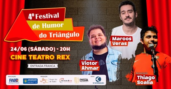 4° FESTIVAL DE HUMOR DO TRIÂNGULO - SEMI FINAL 24/06/2023 em Araguari ...