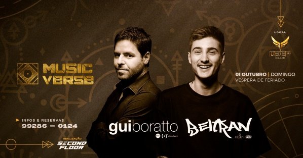 MUSICVERSE - GUI BORATTO E BELTRAN em Porto Velho - Sympla