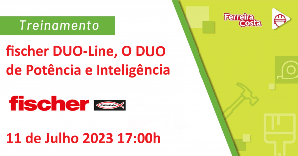 fischer DUO-Line, O Duo de Potência e Inteligência em Recife - Sympla