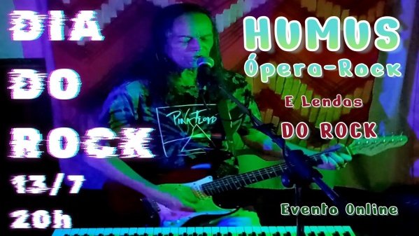 Dia do Rock com HUMUS Ópera-Rock - online - Sympla