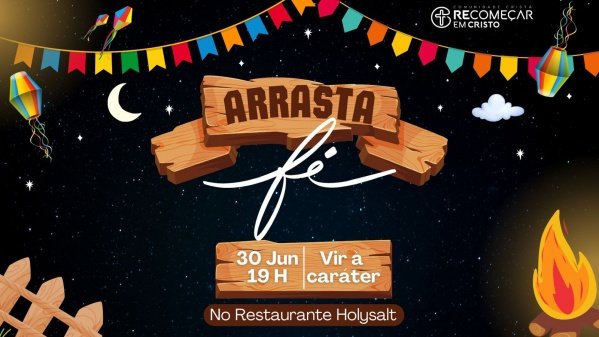 Arrasta fé Recomeçar em Cristo em Fortaleza - Sympla