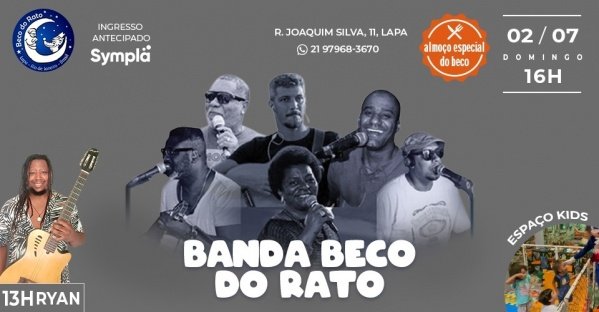 Banda Beco do Rato em Rio de Janeiro - Sympla