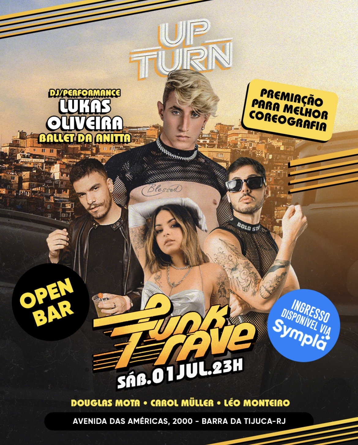 Up Turn: Funk Rave | Open Bar | Sábado | 23h em Rio de Janeiro - Sympla