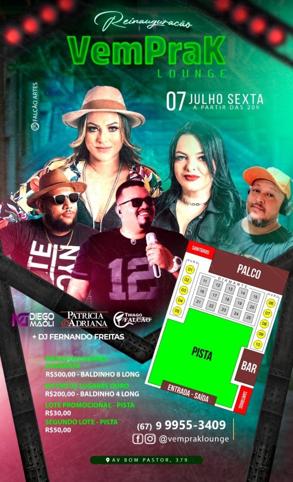 Show Patrícia e Adriana em Campo Grande - Sympla