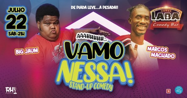 Ah Vamo Nessa! no Laba Comedy Bar em Mesquita - Sympla