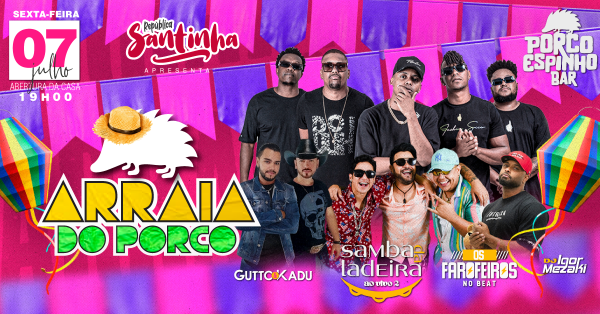 Arraiá do Porco Espinho Bar em Jundiaí - Sympla