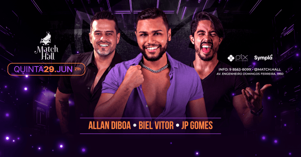 QUINTA| MATCH HALL 29/06 em Recife - Sympla