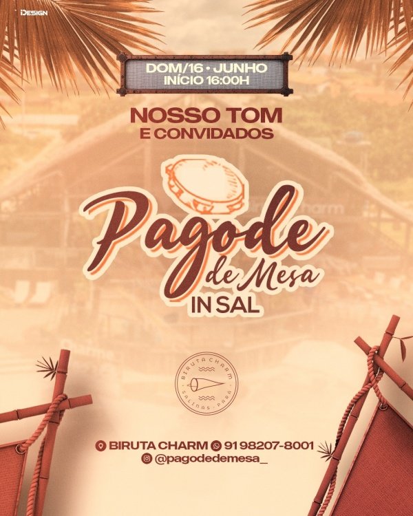 Pagode de Mesa in Sal em Salinópolis - Sympla