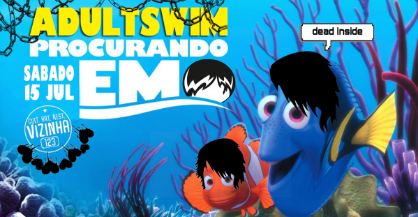 Festa Adult Swim: Procurando EMO | DISTRIBUIÇÃO DE FRITAS, PLAY 5 ...