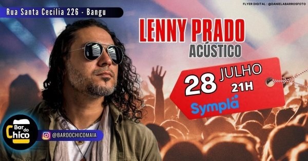 LENNY PRADO ACÚSTICO em Rio de Janeiro - Sympla