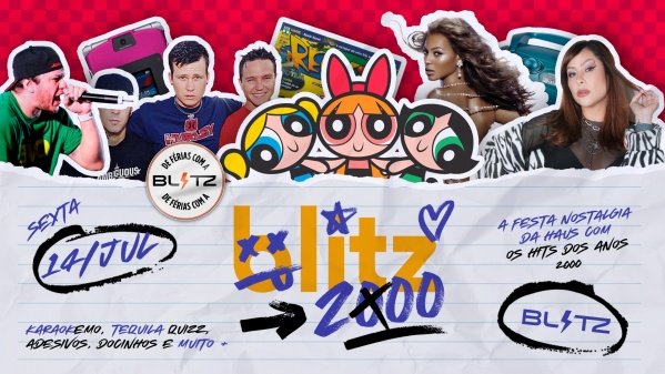 BLITZ 2000 • Uma Festa Nostalgica na Haus! | Pop, Funk, Emo e Anos 2000 ...