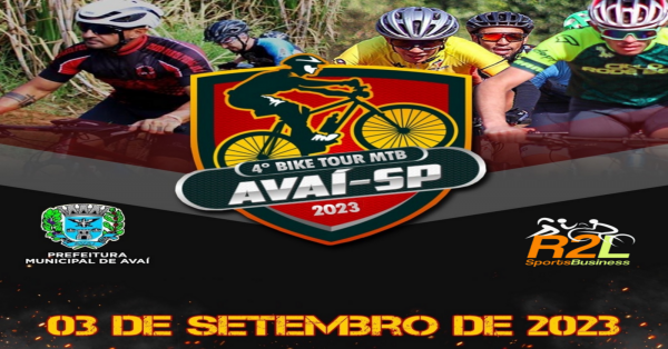 4° BIKE TOUR MTB de AVAÍ-SP em Avaí - Sympla