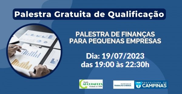 PALESTRA DE FINANÇAS PARA PEQUENAS EMPRESAS - ESCOLA ARQUIMEDES em ...
