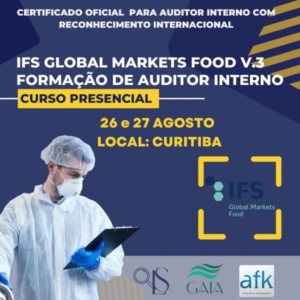 IFS GLOBAL MARKETS FOOD V.3 - FORMAÇÃO DE AUDITOR INTERNO em Curitiba ...