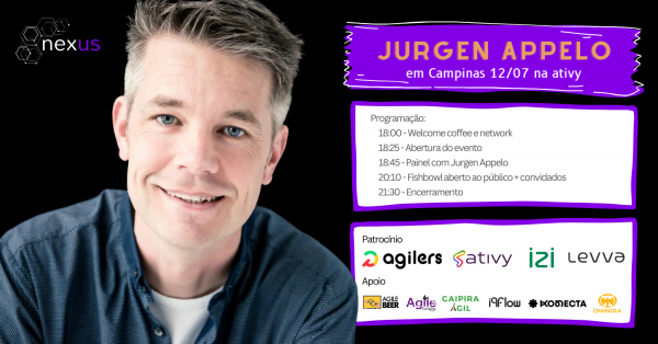 Nexus: Jurgen Appelo em Campinas em Campinas - Sympla