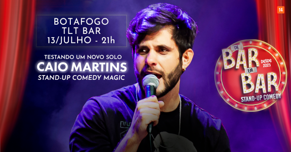 Caio Martins em Botafogo no TLT Bar (De Bar em Bar stand-up comedy) [13 ...