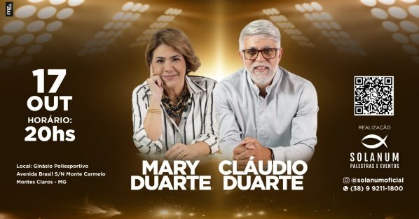 Cláudio Duarte & Mary Duarte em Montes Claros - Sympla