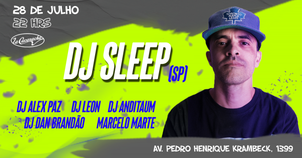 DJ SLEEP em Juiz de Fora em Juiz de Fora - Sympla