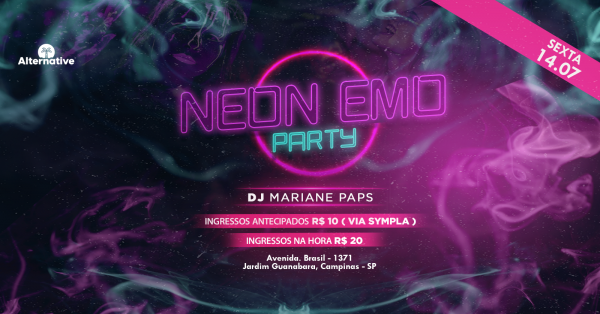 Neon Emo Party em Campinas - Sympla