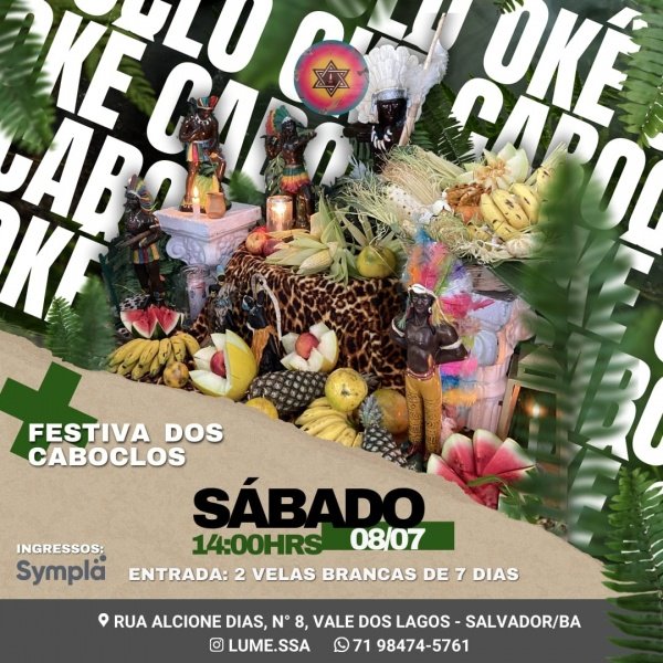 Sessão Festiva em homenagem aos Caboclos em Salvador - Sympla