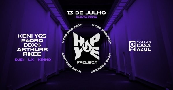 HYPE PROJECT ::: 13 DE JULHO em Porto Alegre - Sympla