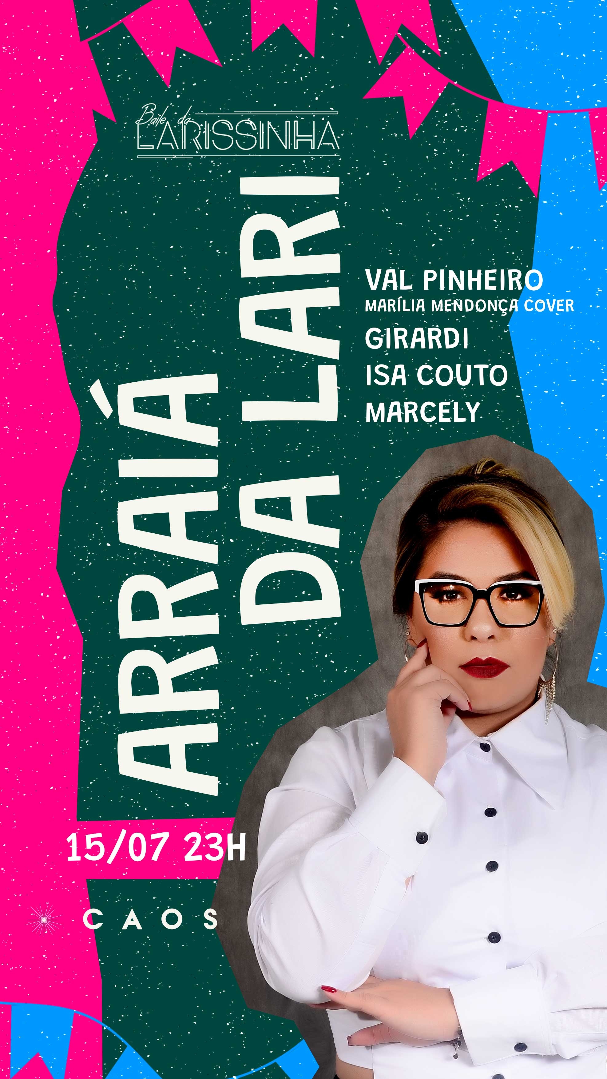 ARRAIÁ DA LARI APRESENTA VAL PINHEIRO (MARÍLIA MENDONÇA COVER) em ...