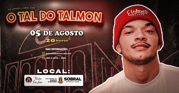 O TAL DO TALMON em Sobral - Sympla