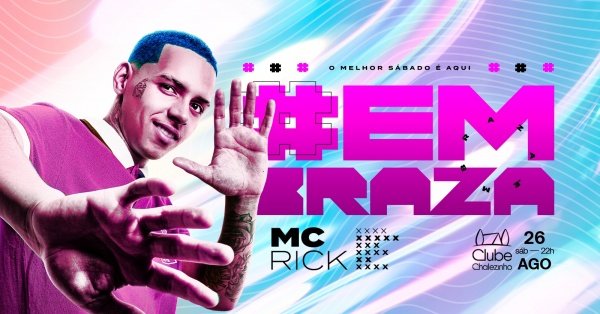 #EMBRAZA com Mc Rick em Belo Horizonte - Sympla