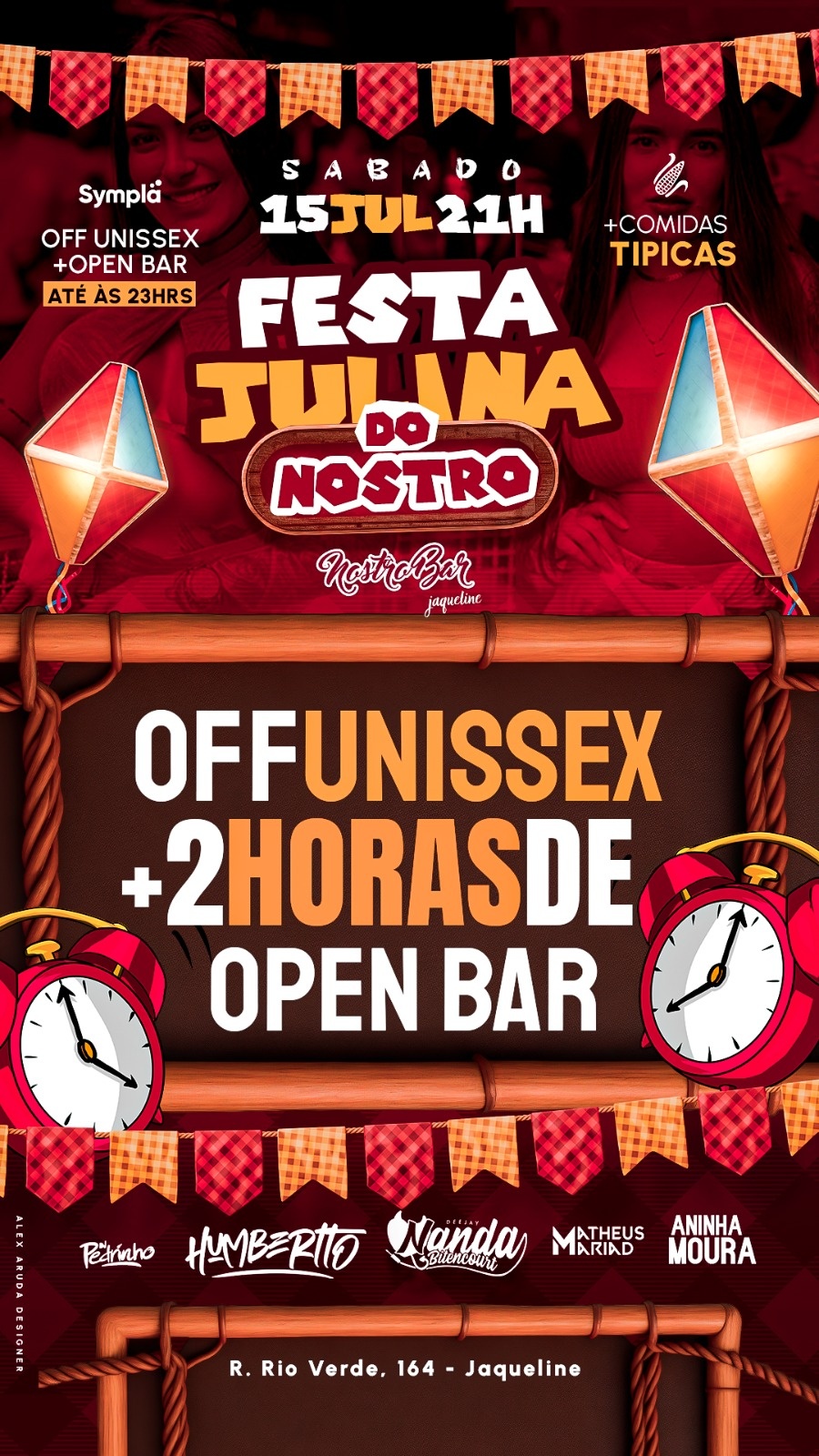 SÁBADO | FESTA JULINA NOSTRO BAR - JAQUELINE em Belo Horizonte - Sympla