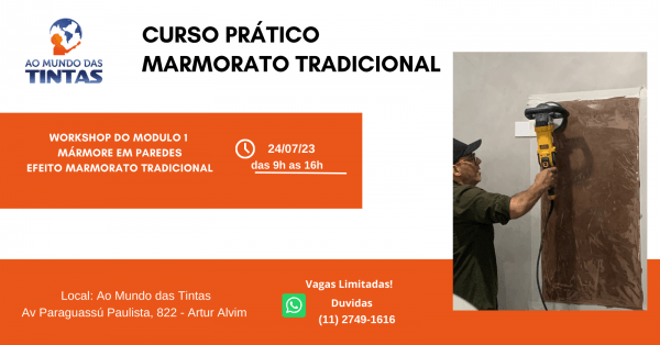 Curso Aplicação de Mármore estilo Marmorato Tradicional em São Paulo ...