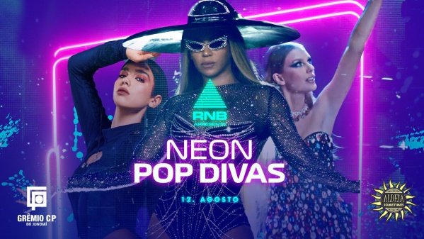 Rocknbeats Neon Pop Divas! - 12/08 - Grêmio Jundiaí em Jundiaí - Sympla