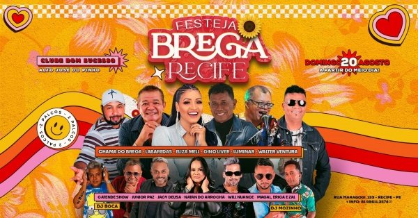 FESTEJA BREGA RECIFE em Recife - Sympla