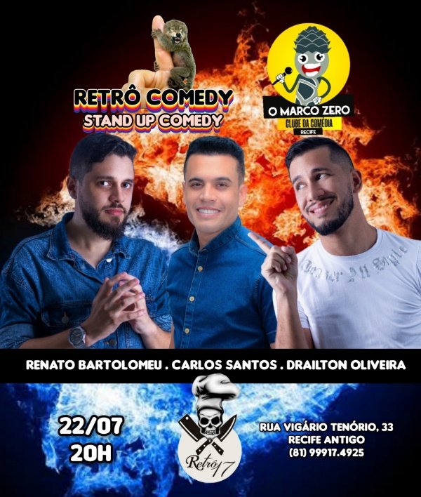 Retrô Comedy Stand Up Comedy Em Recife Sympla