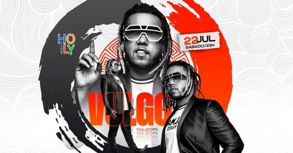 HOLY CLUB APRESENTA VULGO FK - DIA 22/07 SÁBADO em São Paulo - Sympla