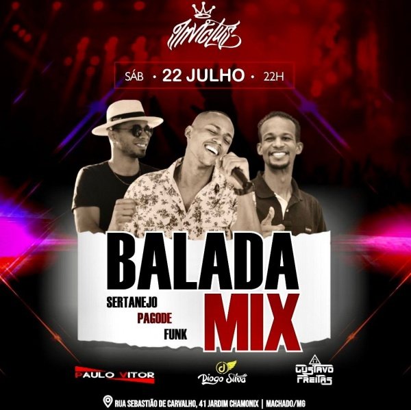 Balada Mix em Machado - Sympla