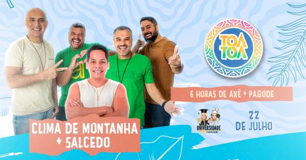Toa Toa | 6ª edição em Brasília - Sympla