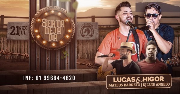 Sertanejada - Sexta 21/07 em Brasília - Sympla