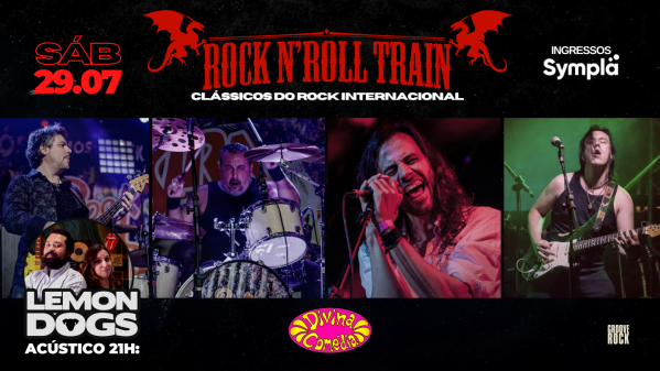 Banda Rock N' Roll Train (Clássicos do rock internacional) em Porto ...