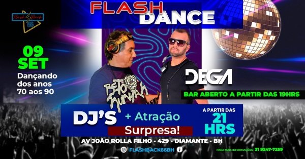 Flash Dance em Belo Horizonte - Sympla
