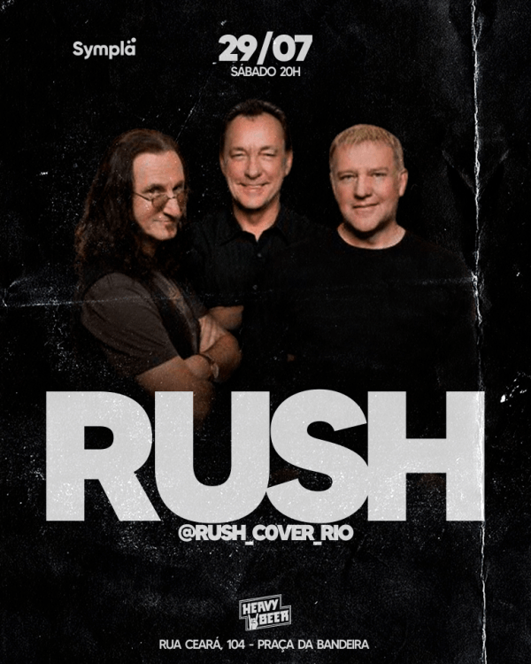 RUSH COVER RIO em Rio de Janeiro - Sympla