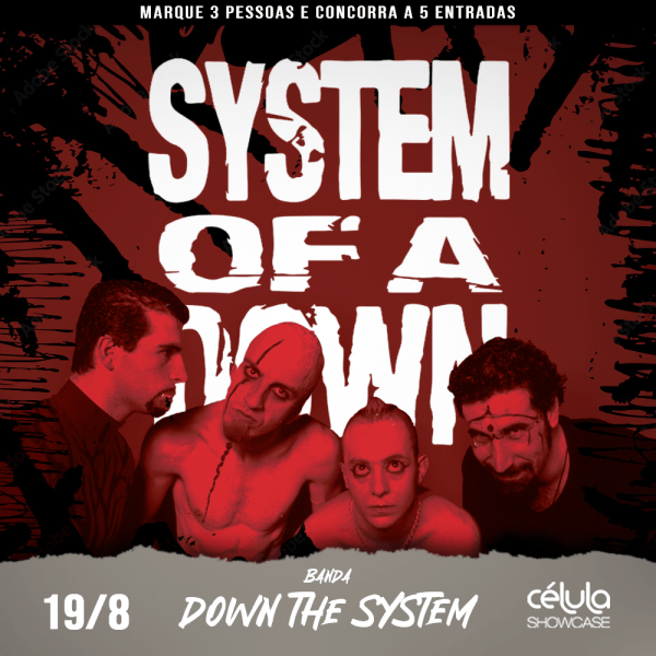 System of a Down por Down the System // 19.AGO sábado na Célula em ...