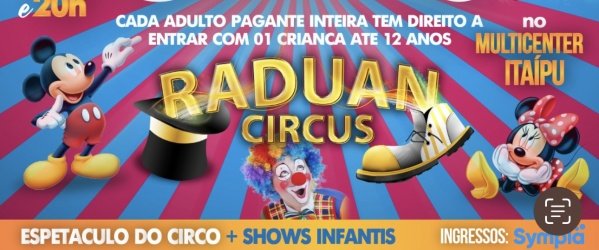 Raduan Circus em Niterói - Sympla