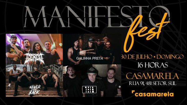 Casamarela Apresenta Never Look Back (DF), Galinha Preta (DF), TEIA (Gyn) e Dergo (Gyn) em ...