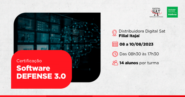 Certificação - Software DEFENSE 3.0 | Filial de Itajaí em Itajaí - Sympla