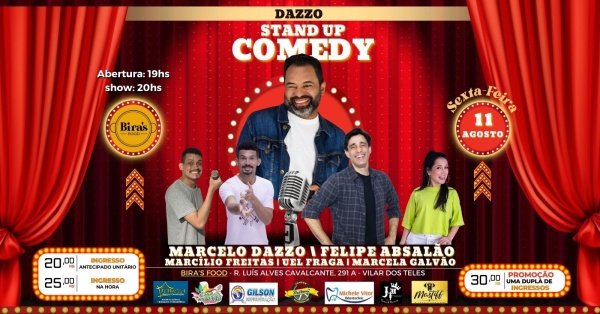 DAZZO STAND UP COMEDY em São João de Meriti - Sympla