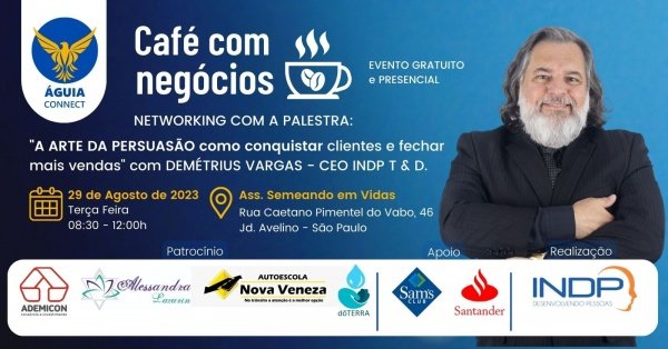 CAFÉ COM NEGÓCIOS - ÁGUIA CONNECT em São Paulo - Sympla