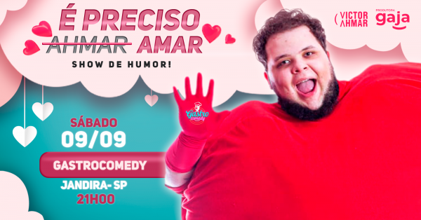 VICTOR AHMAR - É PRECISO AMAR - STAND UP COMEDY em Jandira - Sympla