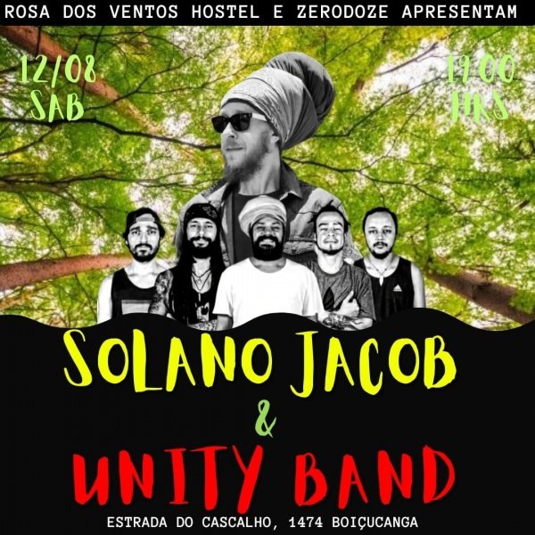 Solano Jacob & Unity Band em São Sebastião - Sympla