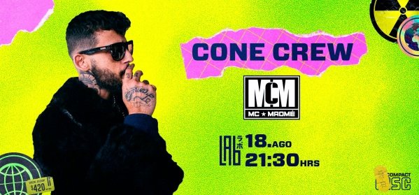 BEKU convida MC MAOMÉ + CONE CREW | SEXTA 18/08 em Belo Horizonte - Sympla